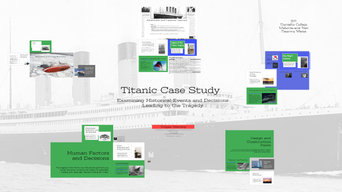 Titanic Case Study by deanna weiss on Prezi