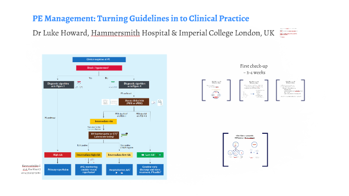 20160904 PE Management: Turning Guidelines in to Clinical Practice by ...