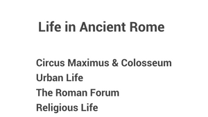 Life in Ancient Rome by BERNICE RAMIREZ BONANO (Student) on Prezi Design