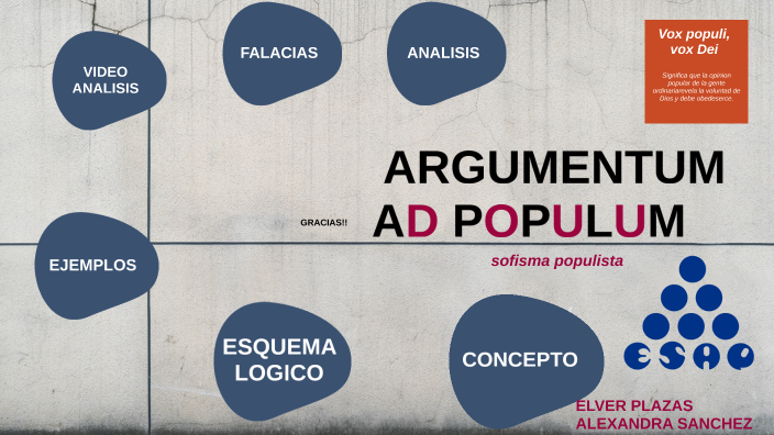 AD POPULUM by Elver Plazas on Prezi