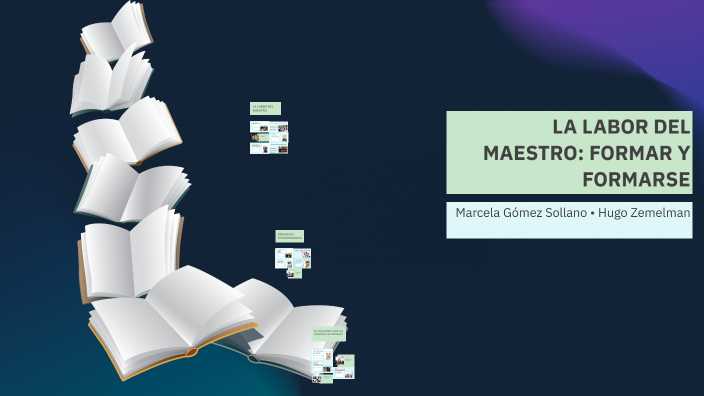 LA LABOR DEL MAESTRO: FORMAR Y FORMARSE by EZEQUIEL ALVAREZ GONZALEZ on Prezi
