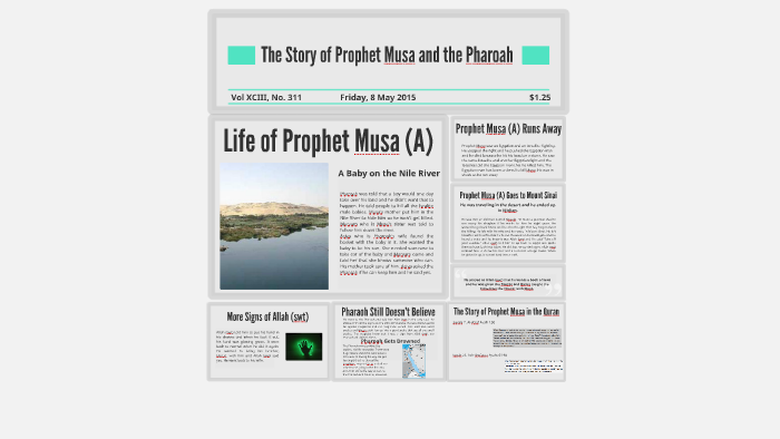The Story of Prophet Musa and the Pharoah by Nishat Islam on Prezi