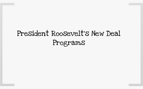 FDR's Alphabet Soup by Tim Swick on Prezi