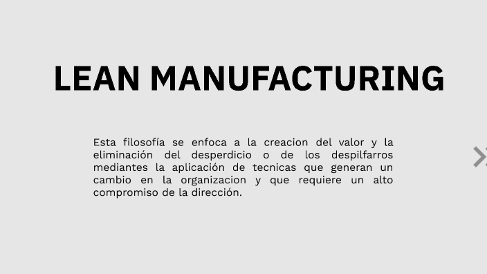 LEAN MANUFACTURING by antnio87 on Prezi