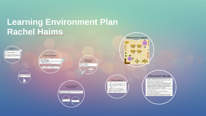 Learning Environment Plan by Rachel Haims on Prezi
