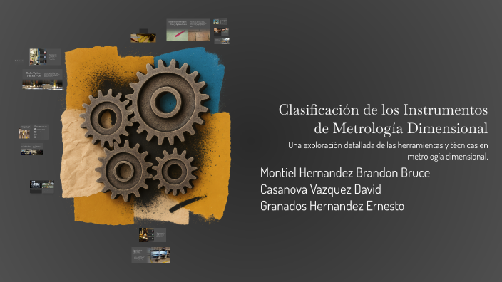 Clasificación de los Instrumentos de Metrología Dimensional by Brandon ...