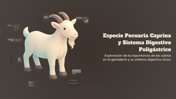 Especie Pecuaria Caprina y Sistema Digestivo Poligástrico by MAYRA ...