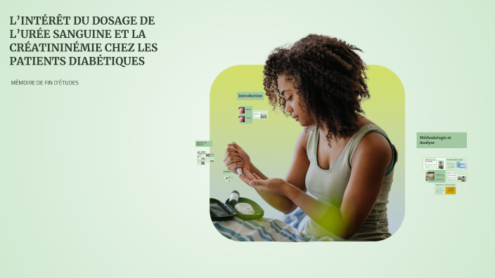 L’INTÉRÊT DU DOSAGE DE L’URÉE SANGUINE ET LA CRÉATININÉMIE CHEZ LES ...