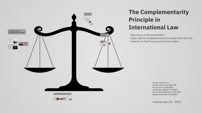 ICC: The Complementarity Principle in International Law by Jessie ...