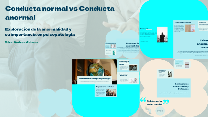 Conducta normal vs conducta anormal by Psic. Andrea Aldama on Prezi