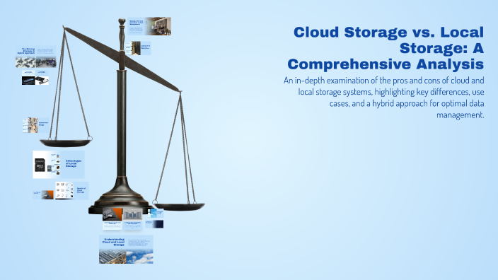 Cloud Storage vs. Local Storage: A Comprehensive Analysis by BETSY ...