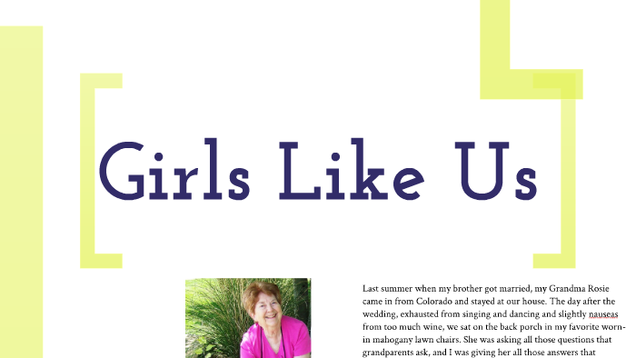 Multimodal Project -- Grandma Rosie by Emily Adkinson on Prezi