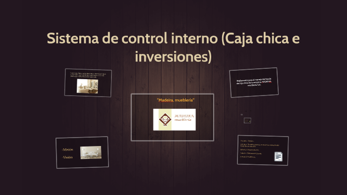 Sistema de control interno para caja chica e inversiones by paula menas ...