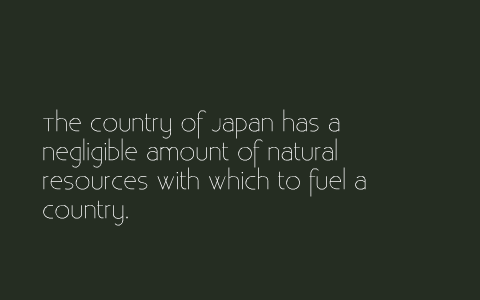 Japan - Natural Resources by Jack G on Prezi