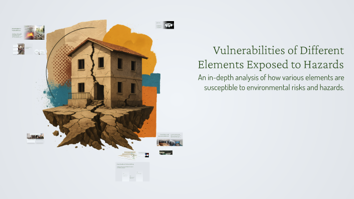 Vulnerabilities of Different Elements Exposed to Hazards by Bella ...