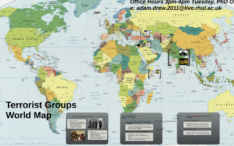 Terrorist Groups World Map by Alexi Drew on Prezi