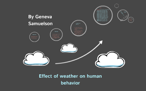 Effect of weather on human behavior by Geneva Samuelson on Prezi