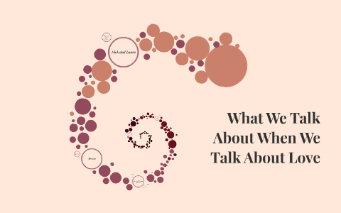 What We Talk About When We Talk About Love by Maddie Tyrrell on Prezi