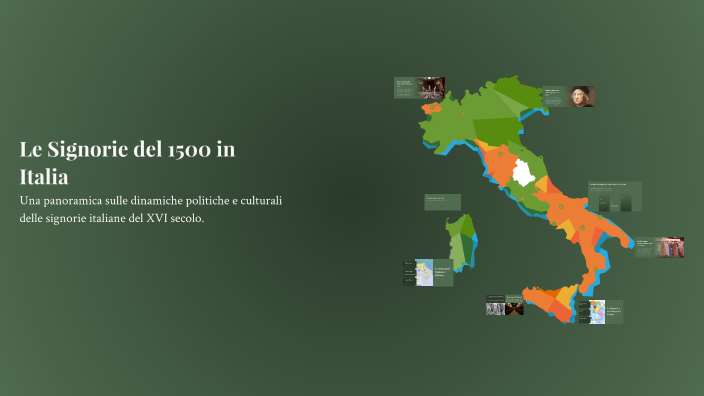 Le Signorie del 1500 in Italia by Catia Scatasta on Prezi
