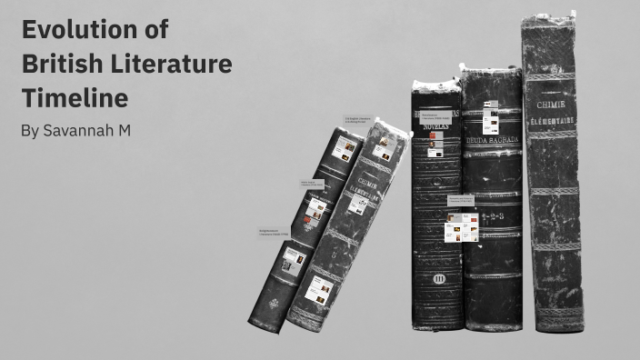 Evolution of British Literature Timeline by Savannah Miller on Prezi