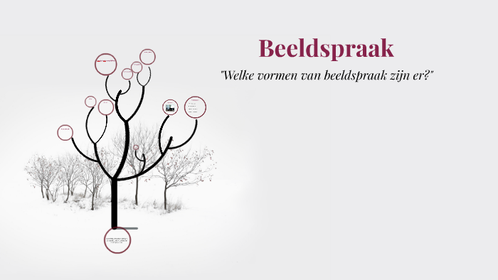 (Vormen van) beeldspraak by Nikki B on Prezi