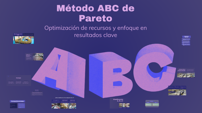 Método ABC de Pareto by santina verdun on Prezi