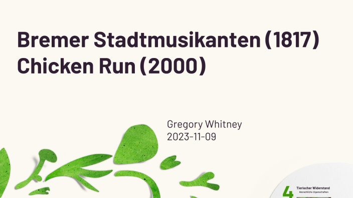 Bremer Stadtmusikanten by Greg Whitney on Prezi