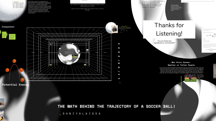 THE MATH BEHIND THE TRAJECTORY OF A SOCCER BALL! by Daniyal Qazi ...