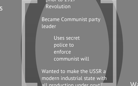 Stalin vs. Lenin Venn Diagram by Brad Grodell on Prezi