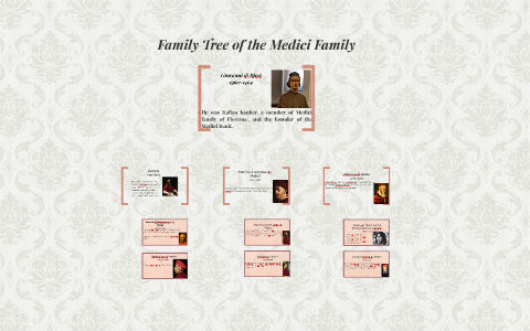 Family Tree of the Medici Family by owanya deberry on Prezi