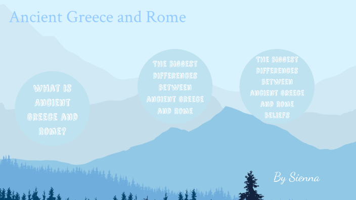 Ancient Greece and Rome by Sienna Francis on Prezi