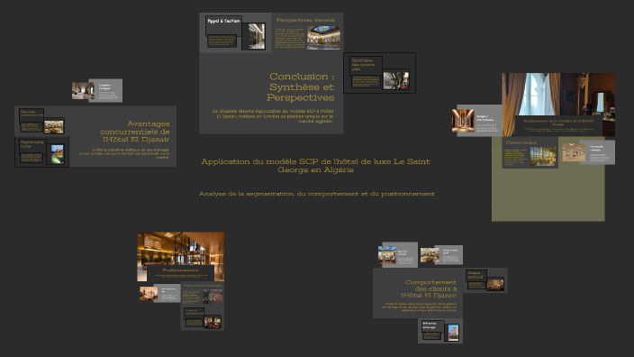 Application du modèle SCP de l'hôtel de luxe Le Saint George en Algérie ...