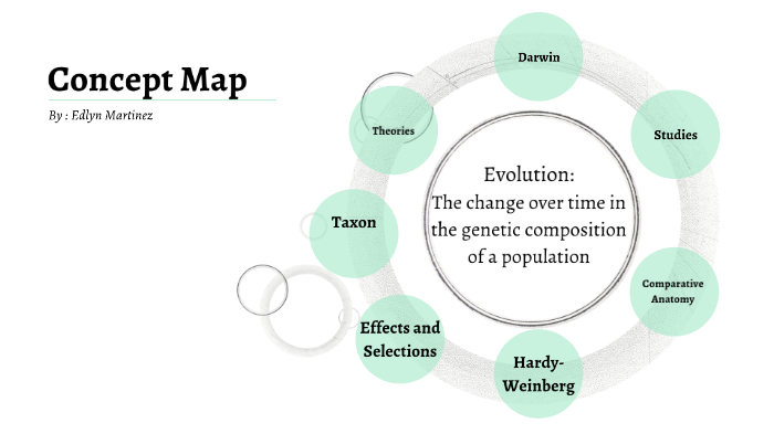 Evolution Concept Map by Edlyn Martinez