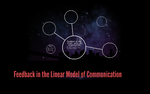 Feedback in the linear model of communication by Dalton Stewart on Prezi