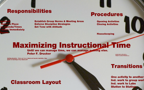 Maximizing Instructional Time by Debra Reed on Prezi
