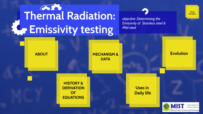 Thermal radiation : emissivity testing by sayeem Zaman on Prezi