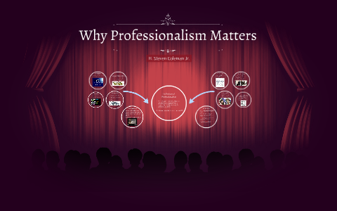 Why Professionalism Matters by Steve Coleman on Prezi