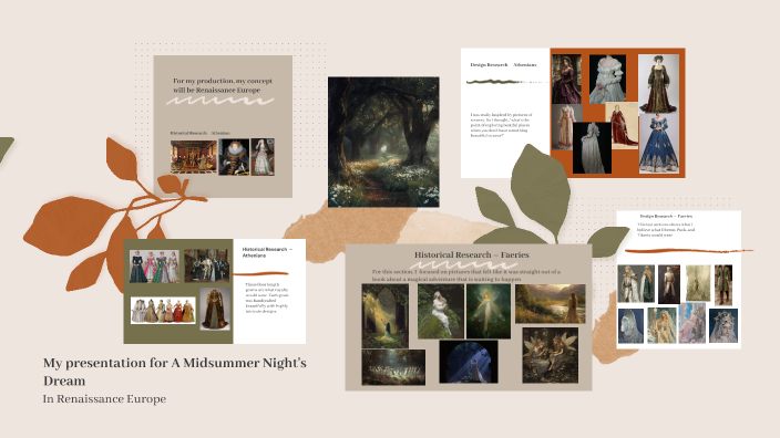 Midsummer Night's Dream - Costume Design by Christian Simmons on Prezi