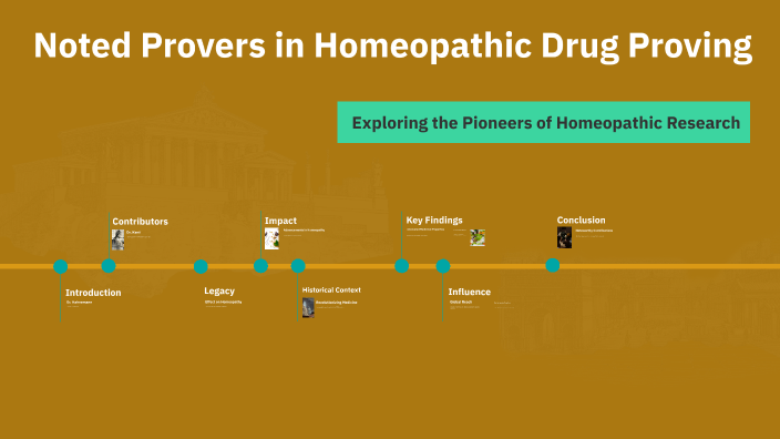 Noted Provers in Homeopathic Drug Proving by DrAyesha Naaz on Prezi