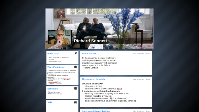 Richard Sennett by Laura Amstutz on Prezi