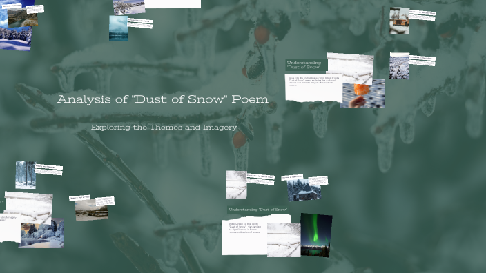 Analysis of "Dust of Snow" Poem by Gauransh on Prezi