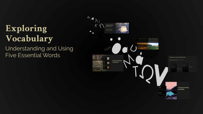 Exploring Vocabulary by Omare' Morton on Prezi