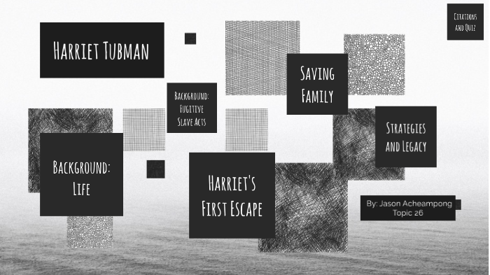 Harriet Tubman Pioneers the Underground Railroad by Jason Acheampong on ...