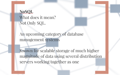 Types of NoSQL databases by Avinash Kalwani on Prezi