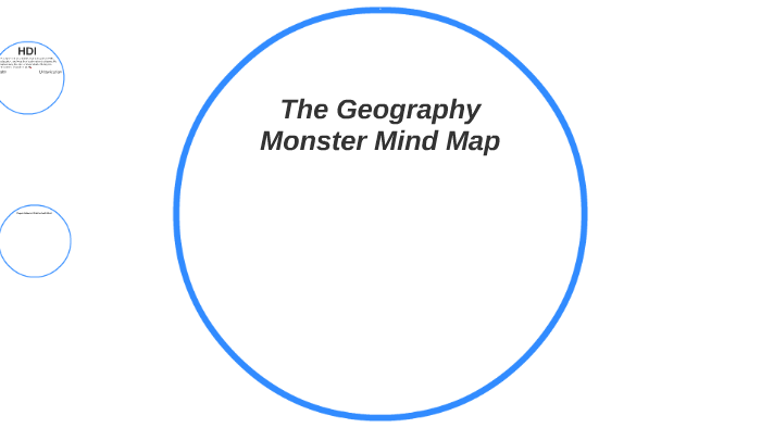 The Geography Monster Mind Map by Trevor Kirton on Prezi