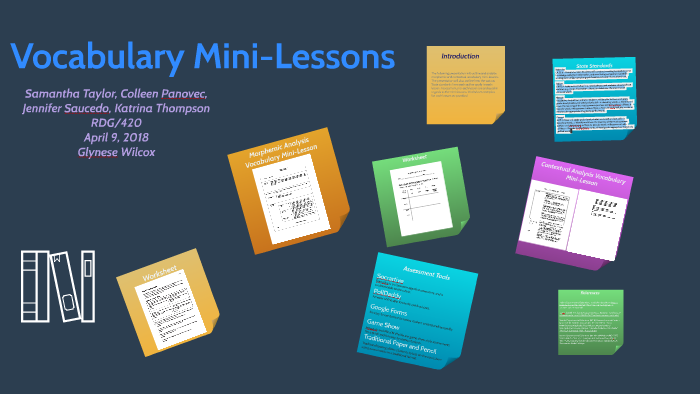 Vocabulary Mini-Lessons by on Prezi