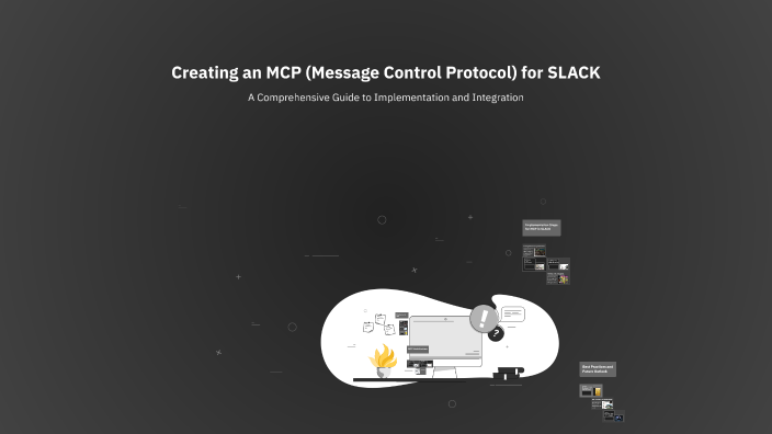 Creating an MCP (Message Control Protocol) for SLACK by Ancelin Bessie ...