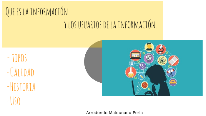 Que es la información y los usuarios de la información. Tipos de ...