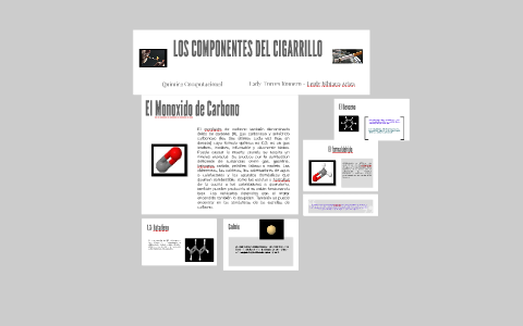 LOS COMPONENTES DEL CIGARRILLO by Leidy Torres Romero on Prezi