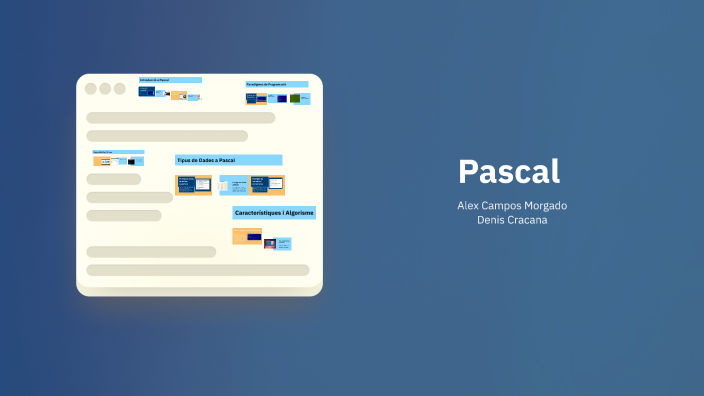 Pascal by Alex Campos on Prezi